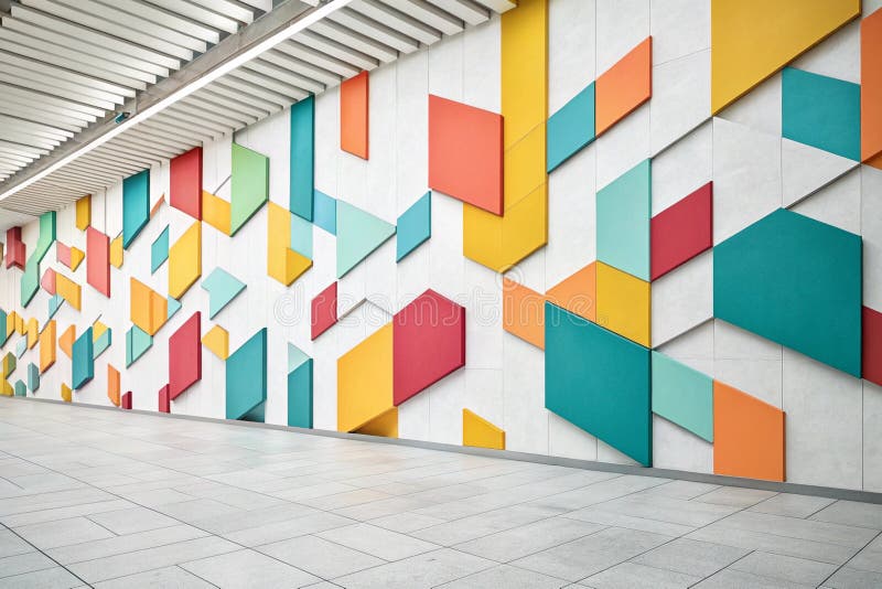 3D Rectangular Abstraction Background Wallpaper Stock Illustration ...