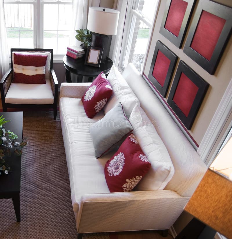 Stylish Modern Interior Design Stock Photo - Image of comfortable ...