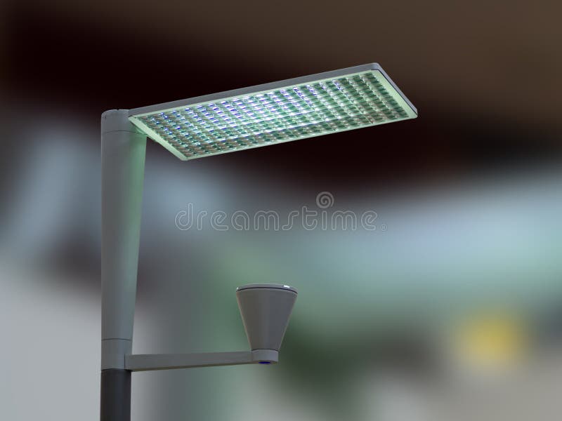Stylish modern street lamp stock image. Image of style - 161321261
