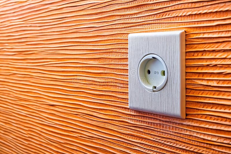 Stylish Modern Wall Socket Innovative Electrical Outlet in a Textured ...
