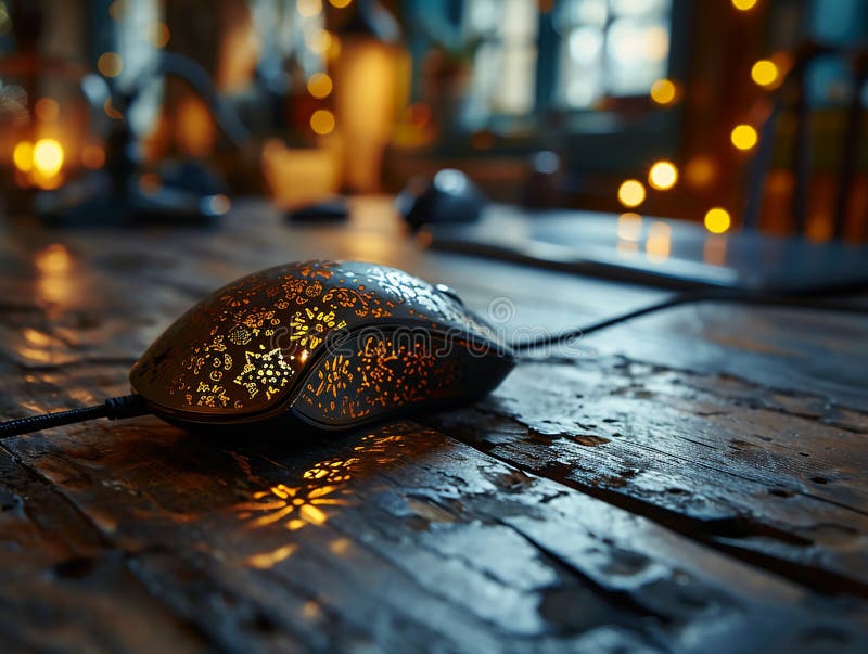 Stylish mouse stock image. Image of circle, night, sculpture - 302142541