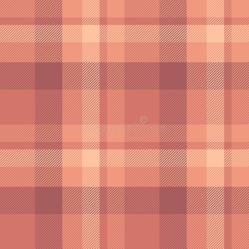Stylish Muted Peach and Rose Plaid Pattern. Perfect for Textile Design ...
