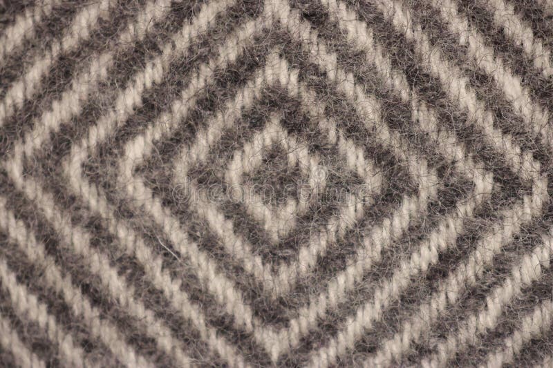 Stylish Natural Light Grey Fabric with a Black Rectangular Pattern ...