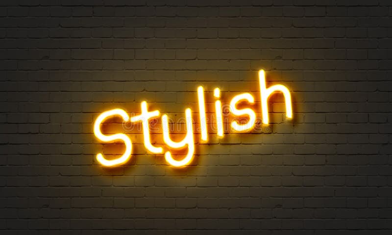 Stylish Neon Sign with Phrase Hello World on Brick Wall Stock Image ...