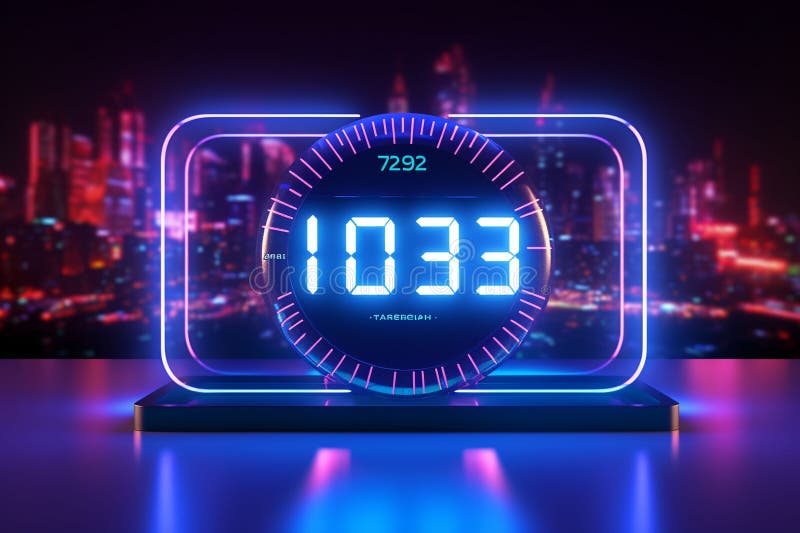 Stylish New Years Countdown Timer with Bold Stock Illustration ...