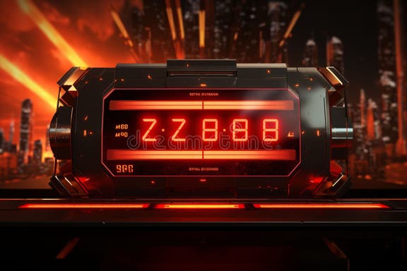 Stylish New Years Countdown Timer with a Sleek Stock Illustration ...