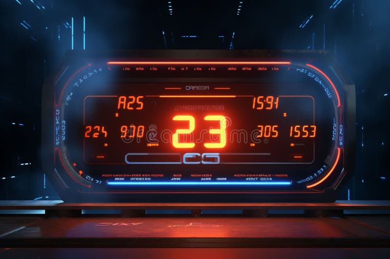 Stylish New Years Countdown Timer with a Sleek Stock Illustration ...