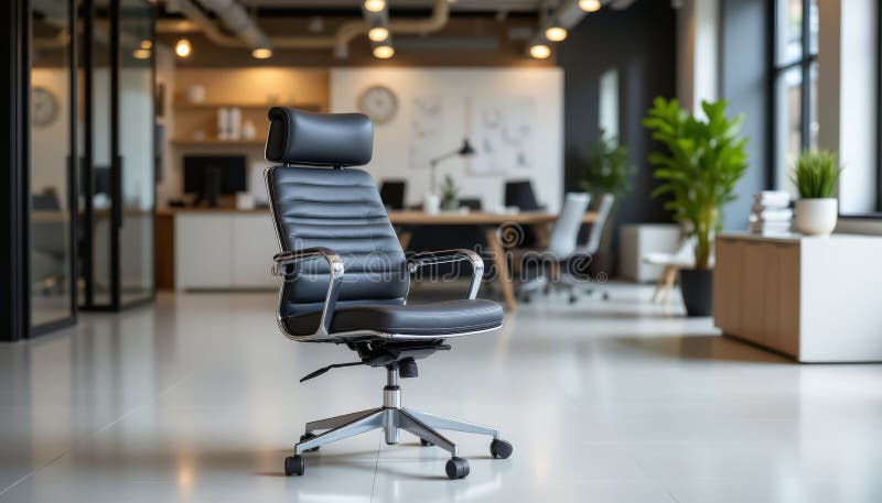 Stylish Office Chair in Modern Workspace with Sleek Design and ...