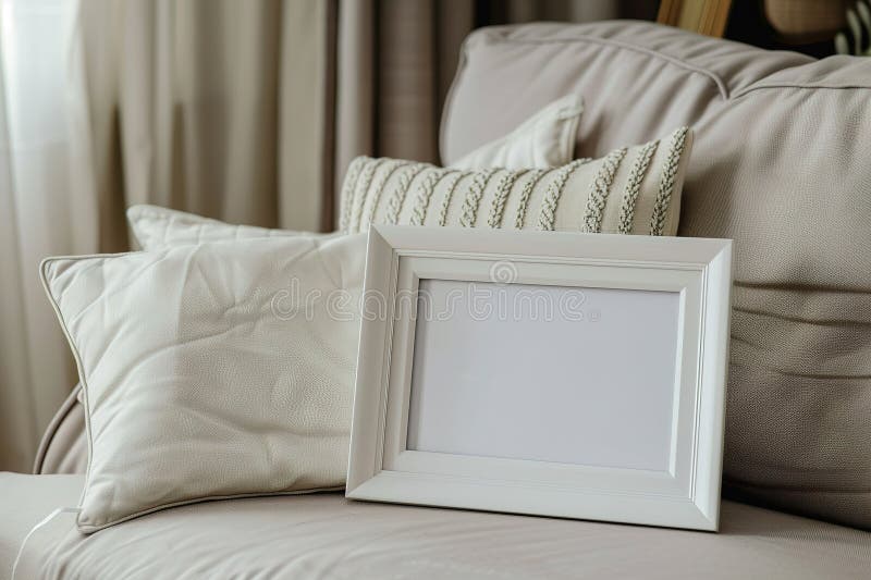 Stylish Picture Frame Border for Interior Design Stock Illustration ...