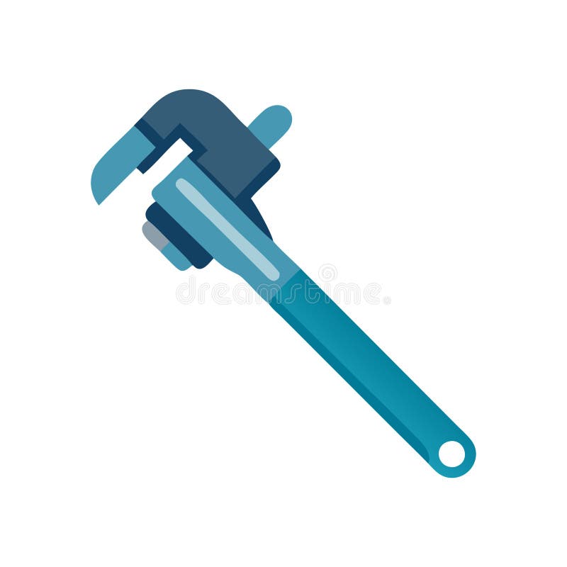 Pipe Wrench Logo Letter B Facility Builder Service Stock Vector ...