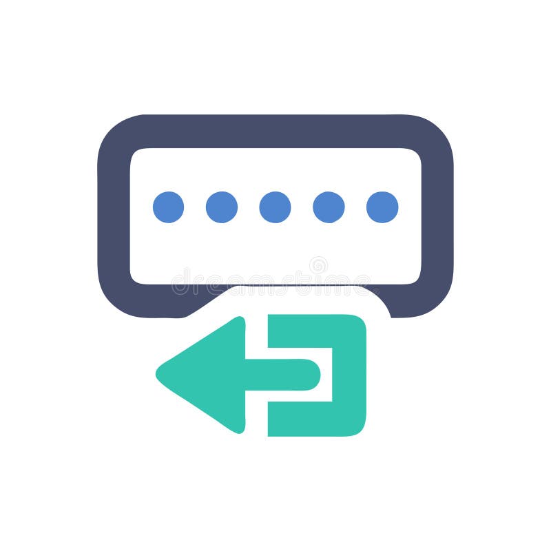 Stylish Port Forwarding Icon Stock Vector - Illustration of design ...