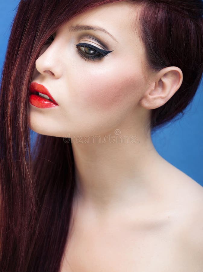 Stylish Portrait of a Stunning Woman Stock Image - Image of beautiful ...