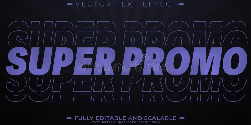 Stylish Post Banner Text Effect, Editable Trend and Marketing Text ...