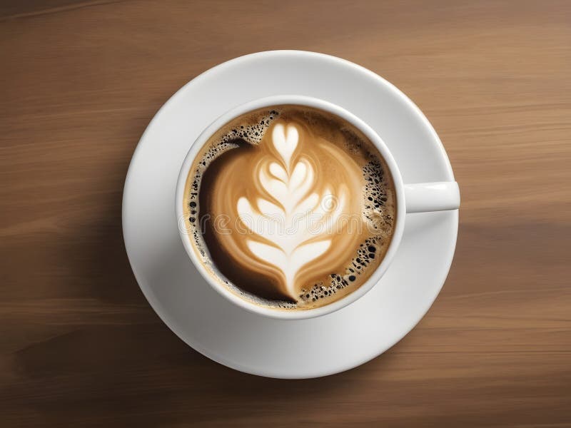 A Stylish Presentation of a Coffee Cup Stock Photo - Image of glimpse ...