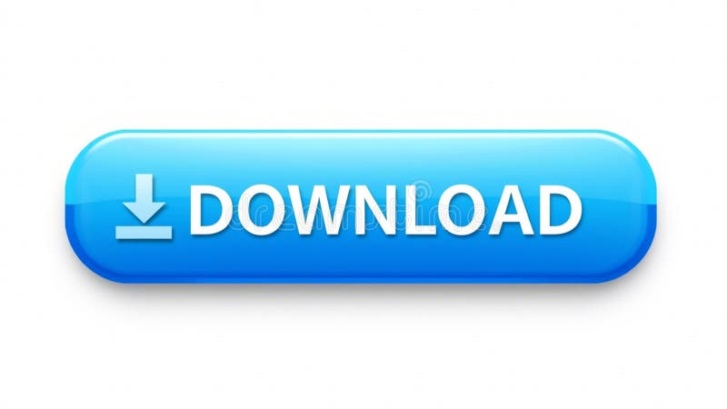 Sleek Digital Download Button with Gradient Blue Design Stock ...