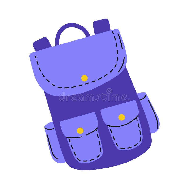 Purple Backpack Stock Illustrations – 3,074 Purple Backpack Stock ...
