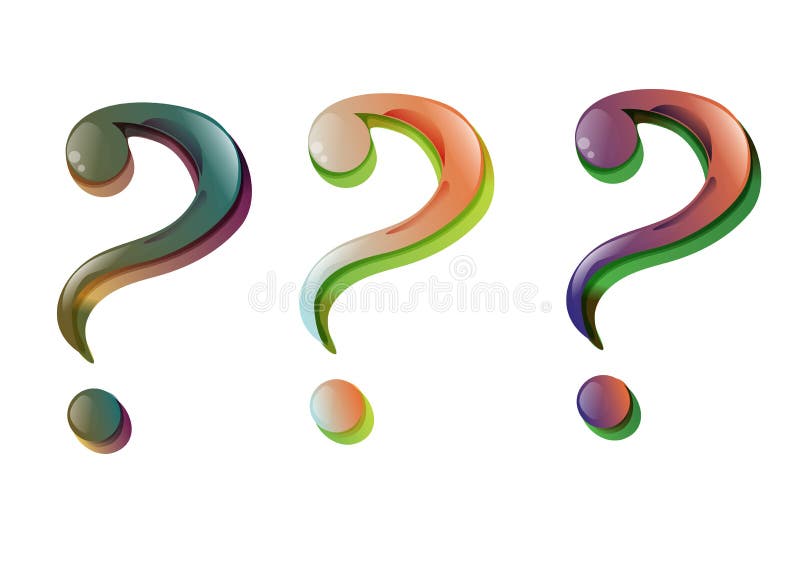 Stylish Question Mark (vector) Stock Vector - Illustration of search ...