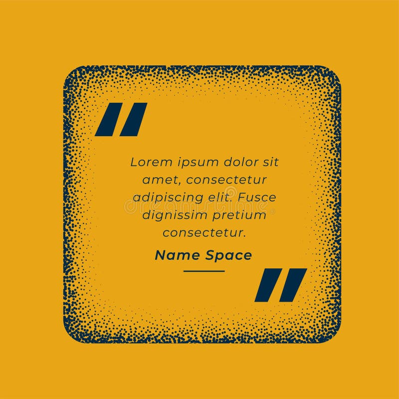 Stylish Quotation Mark Background with Copy Space Stock Vector ...