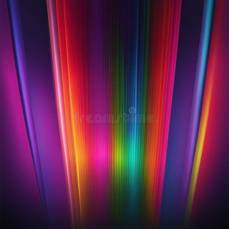Stylish Rainbow Background and Texture. Abstract Rainbow Curved Lines ...