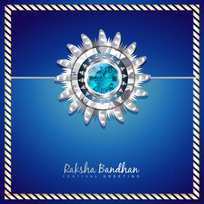 Stylish rakhi background stock vector. Illustration of hindu - 32721608