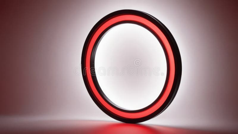 Stylish Red Black Circular Light Design Glowing Background Stock Photos ...