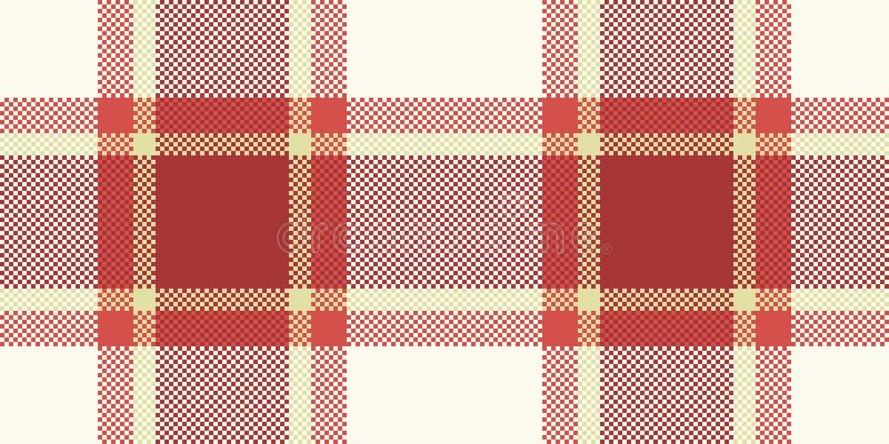 Stylish Red and Cream Plaid Pattern, Perfect for Textile Designs ...