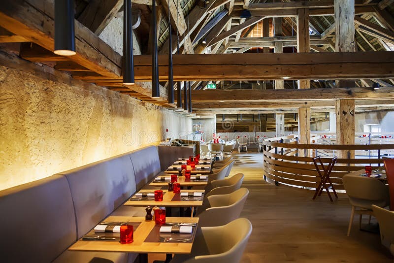 Stylish restaurant stock image. Image of restaurant, elegance - 44119937