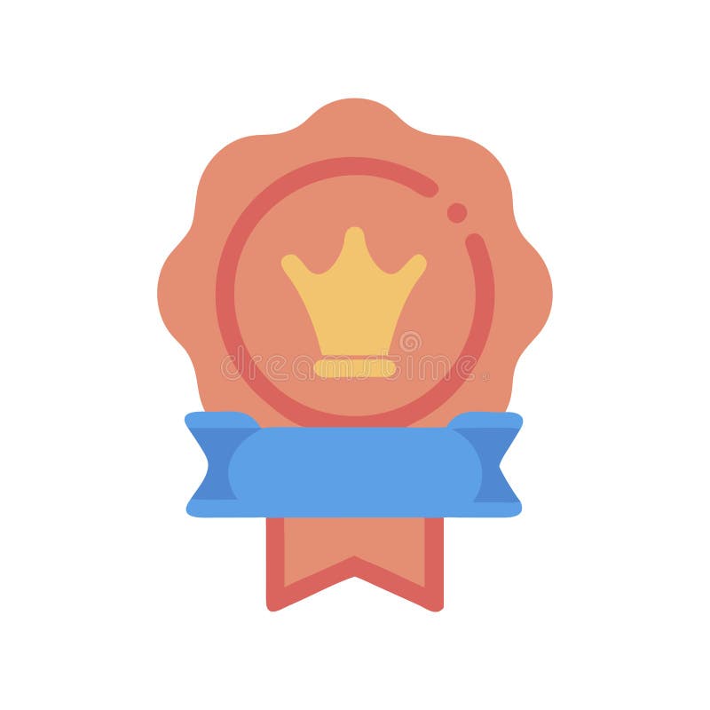 Stylish Royal Seal for Authenticity Stock Vector - Illustration of ...