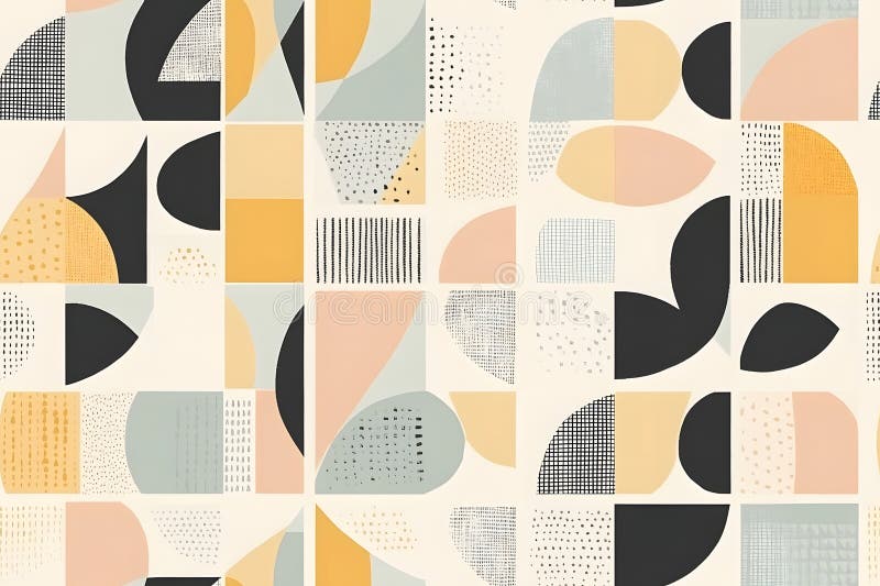 Stylish Scandinavian Patterns in Gentle Hues for Fabric and Wallpaper ...