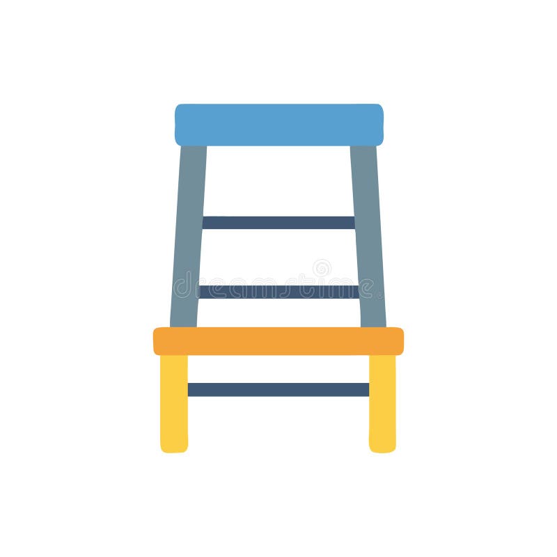 Stylish School Ladder Graphic Icon Stock Illustration - Illustration of ...