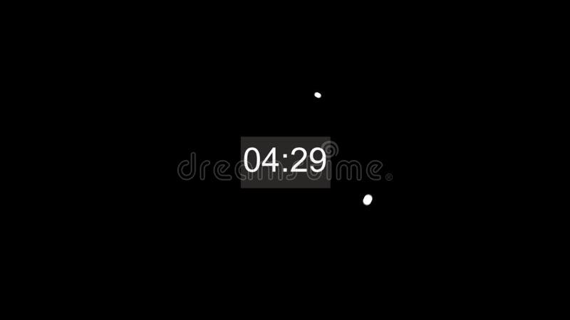 Stylish 10 Second Digital Countdown Timer. Stock Video - Video of clock ...