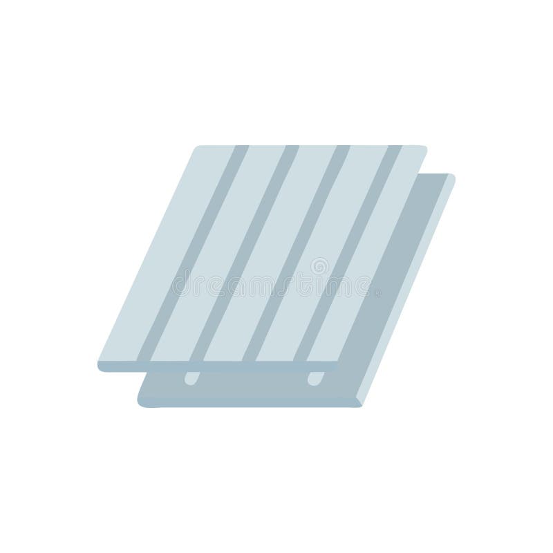 Stylish Sheet Metal Icon stock illustration. Illustration of layout ...