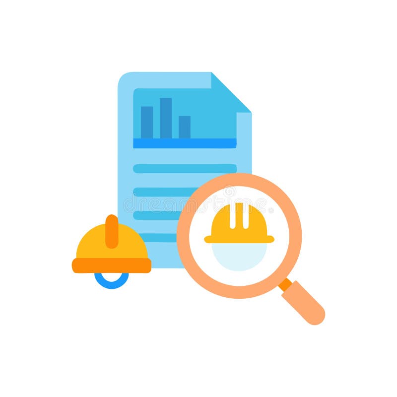 Stylish Site Assessment Icon Stock Image - Illustration of assessment ...