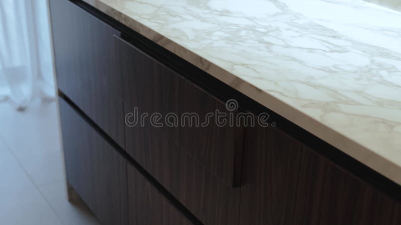 Sleek Modern Kitchen Drawer Featuring Stylish Organizational Dividers ...