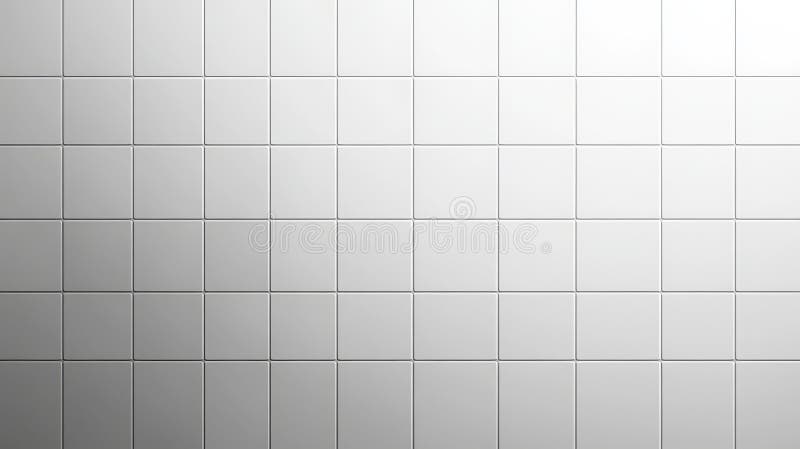 A Stylish and Sleek White Ceramic Tile Wall with a Uniform Mosaic ...