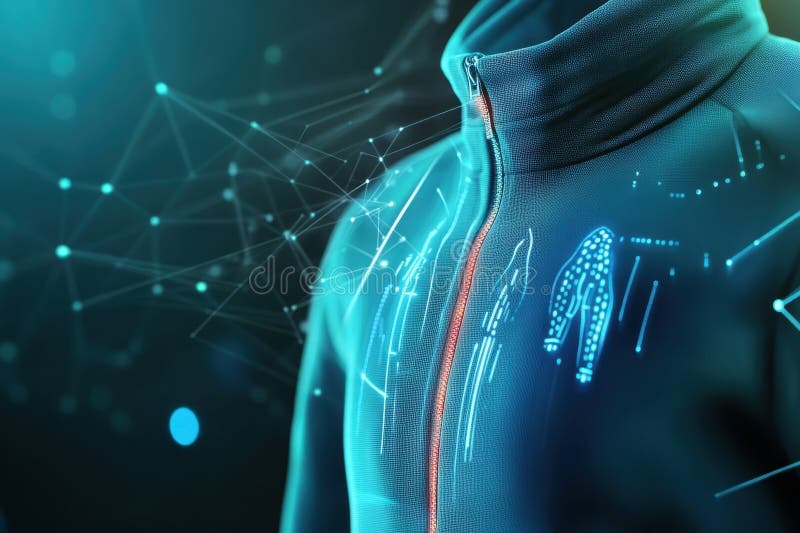 Innovative Smart Jacket Displaying Futuristic Technology and Design in ...