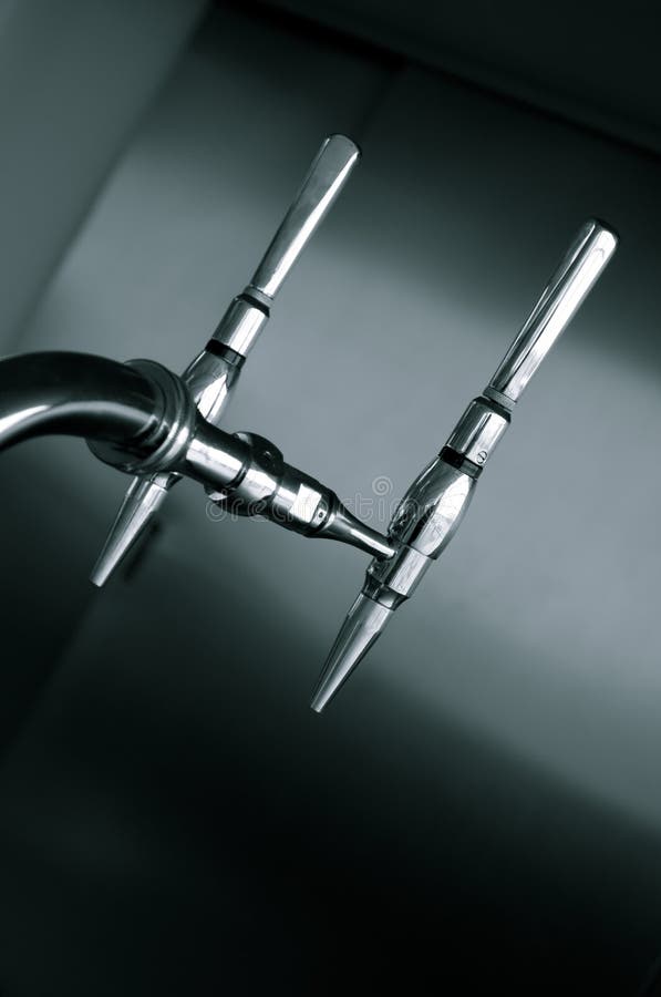 Stylish Spigot in Modern Bar Environment Stock Image - Image of ...