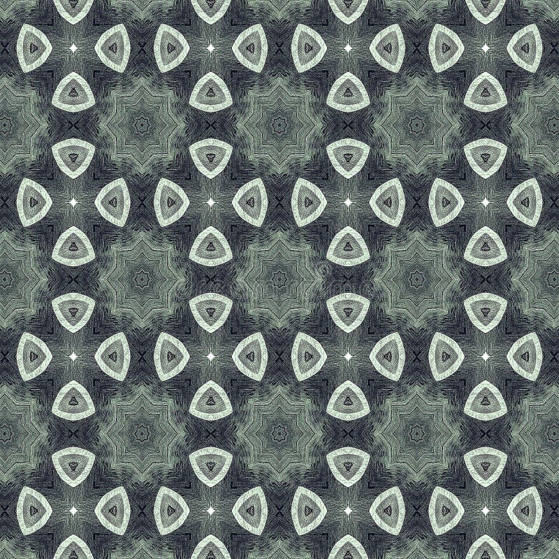 Stylish Star,flower Pattern in Green and Black, Great for Adding a ...