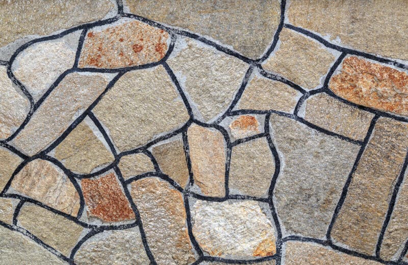 Stylish Stone Wall Background Stock Image - Image of interior, closeup ...