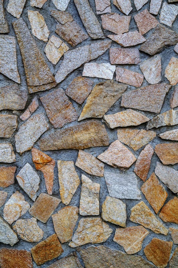 Stylish Stone Wall Background Stock Image - Image of cement, block ...