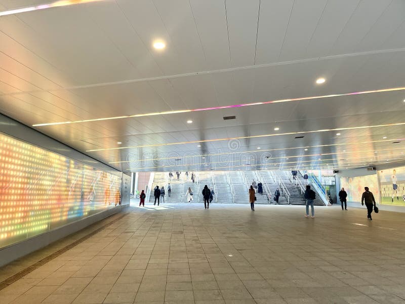 Stylish Subway in London Stadium Editorial Image - Image of ...