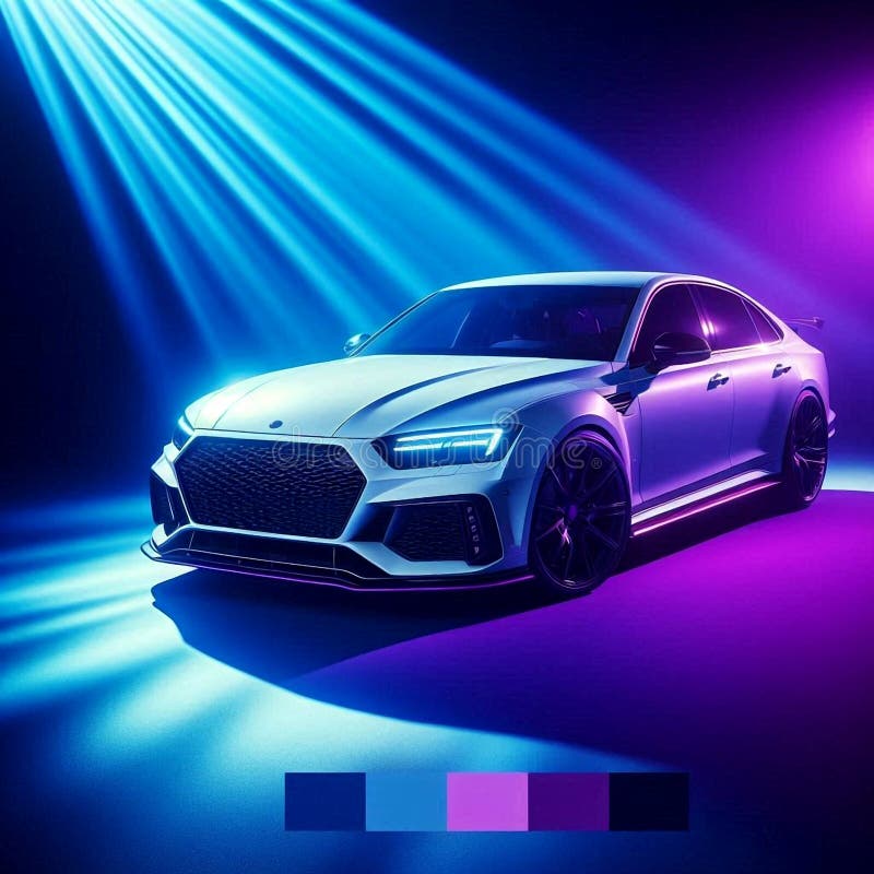 Stylish Supercar with Dynamic Design Stock Photo - Image of automotive ...