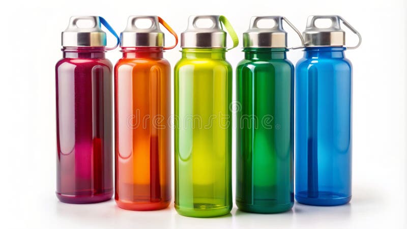 Stylish Sustainable Refillable Water Bottle Vibrant Colors Modern ...