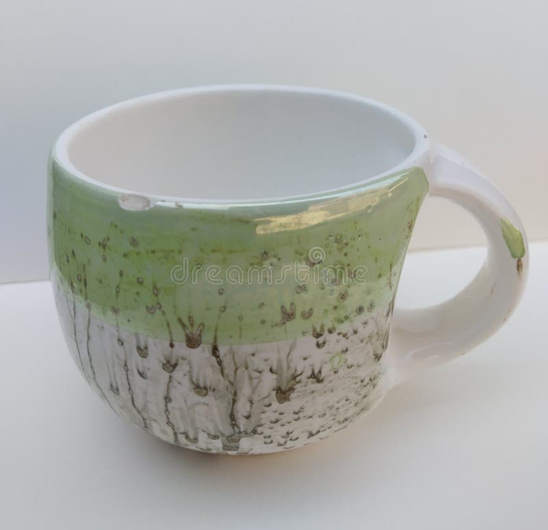 Stylish Tea / Coffee Cup stock photo. Image of porcelain - 183979862