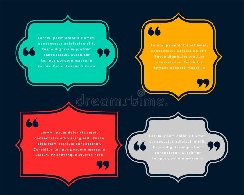Stylish Testimonial Inverted Comma Icon Template for Comment or Remark ...