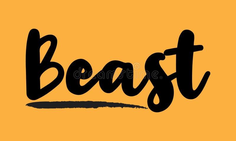 Beast Words Stock Illustrations – 102 Beast Words Stock Illustrations ...