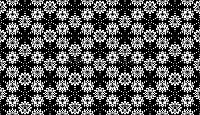 Stylish Texture with Rings.Abstract Geometric Pattern. Black and White ...