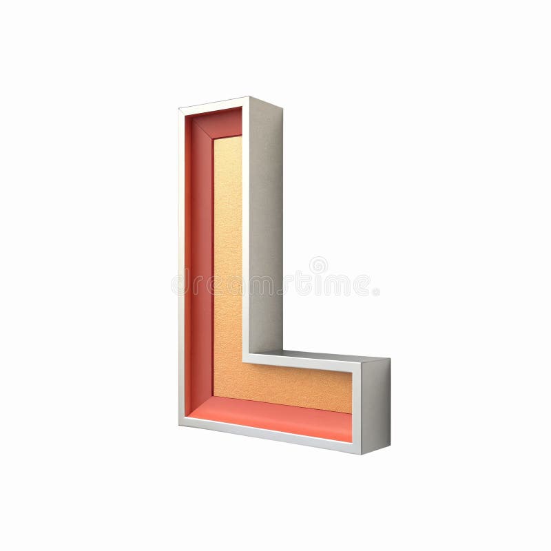 Stylish Three-Dimensional Letter L Design for Modern Signage and ...