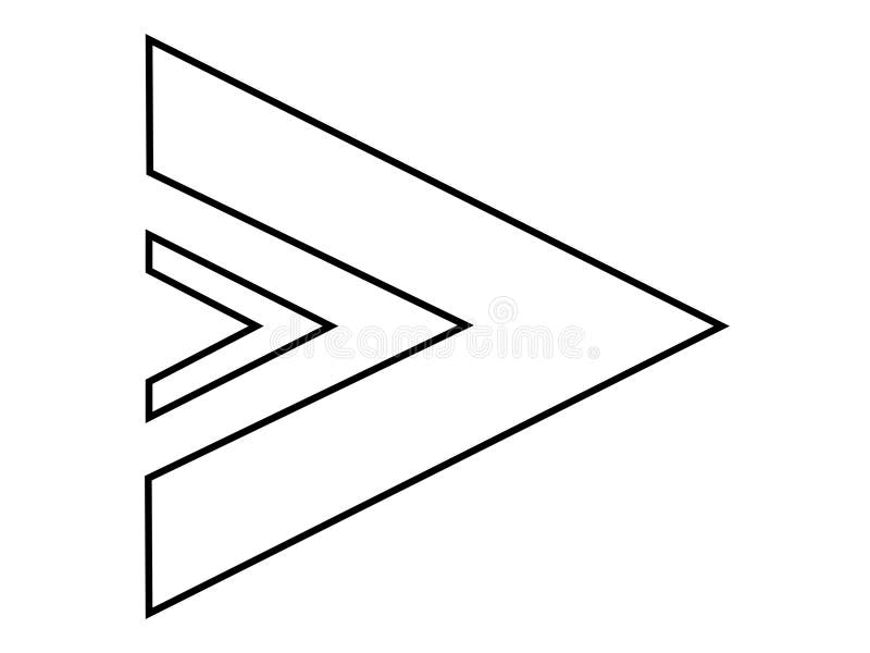 Stylish traingles twin stock illustration. Illustration of line - 371958810