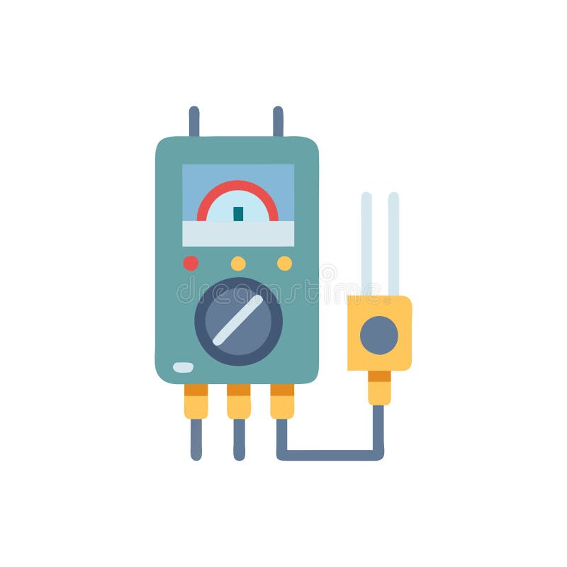 Stylish Transistor Tester Design Icon Stock Image - Illustration of ...